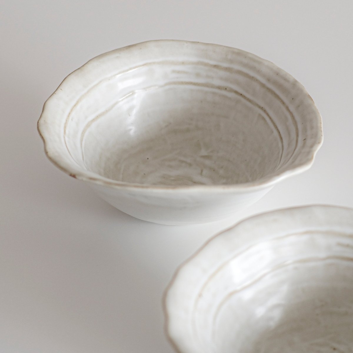 Organic Shaped Rustic White Rice Bowl – MAELSTROM